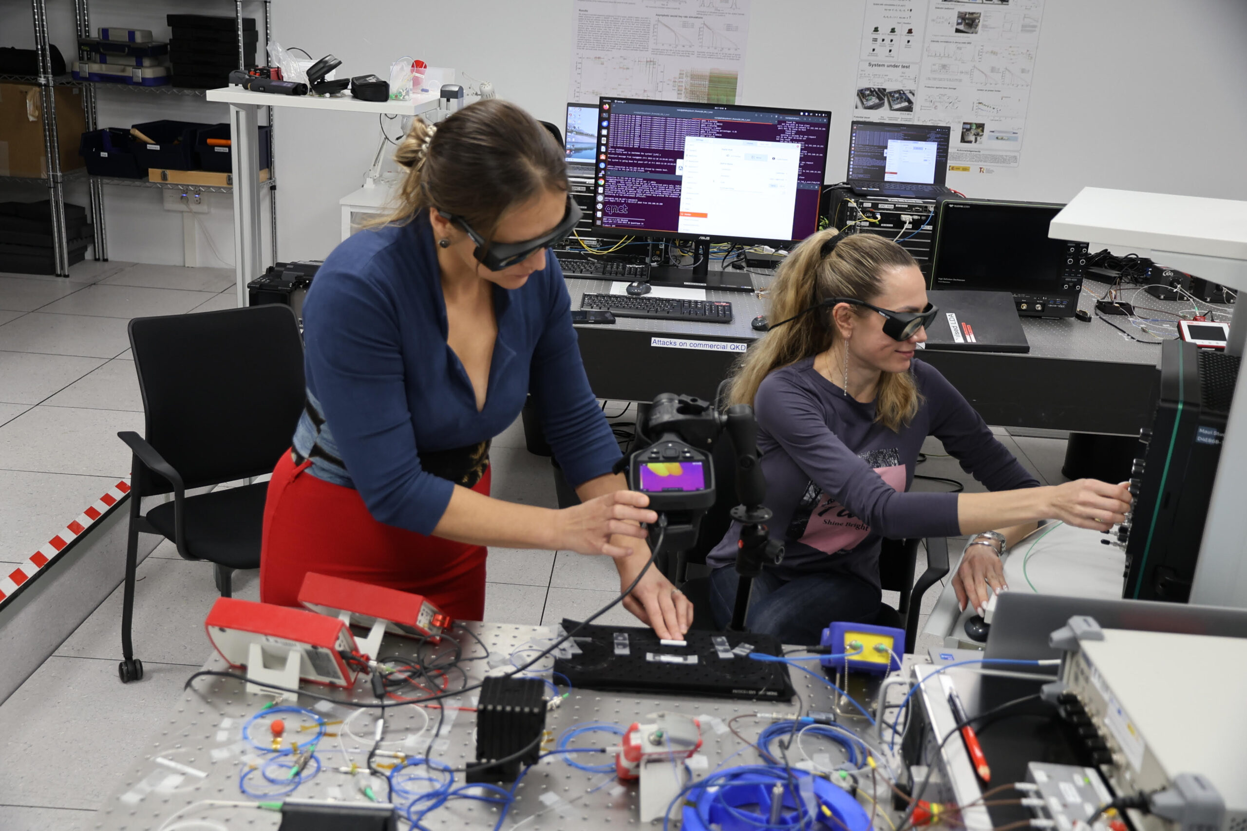 Dr. Anastasiya Ponosova and PhD student Ekaterina Borisova visit VQCC. • Vigo Quantum ...
